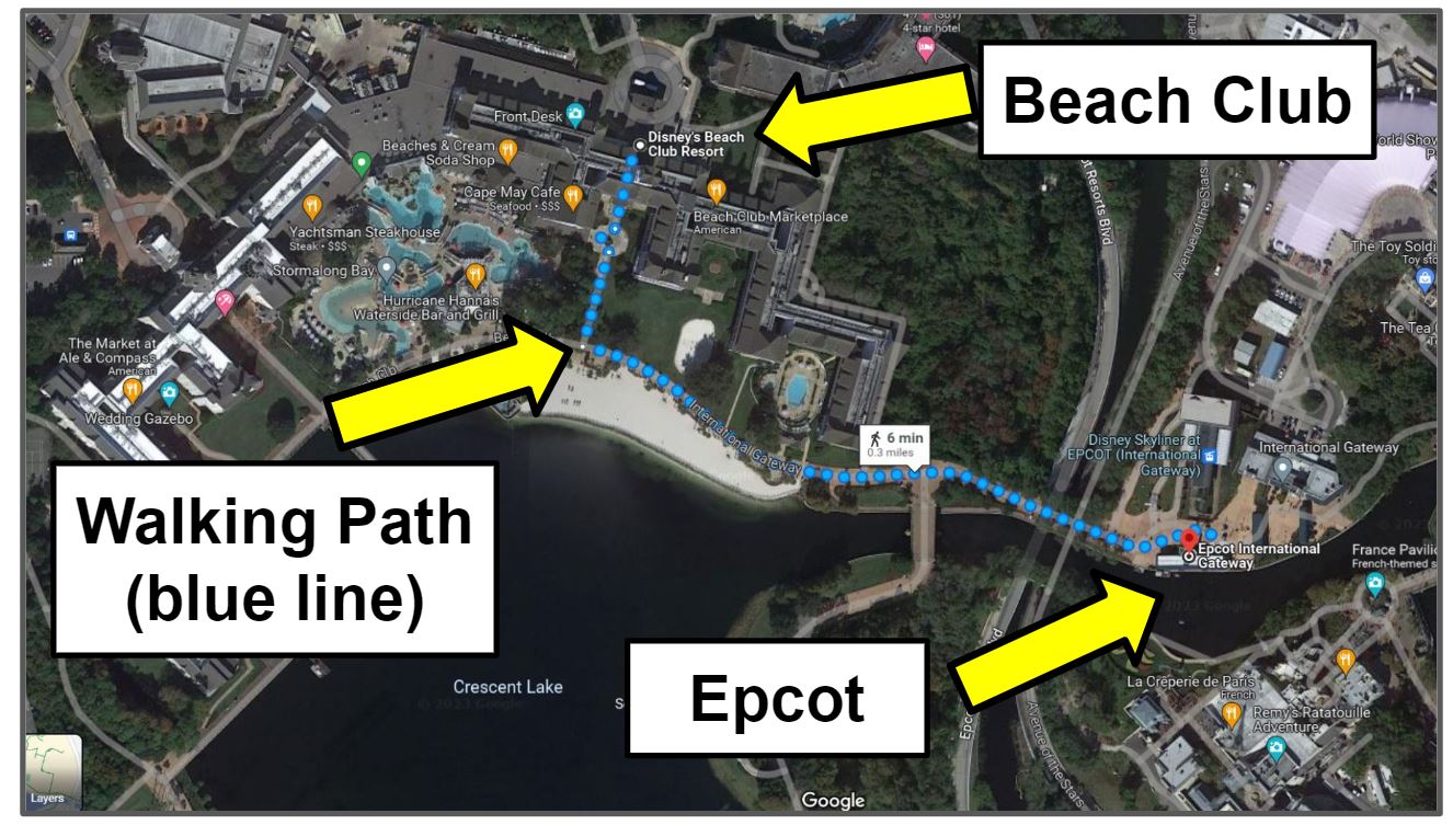 3 Ways to Go From the Beach Club to Epcot (2024) - Resort Rat